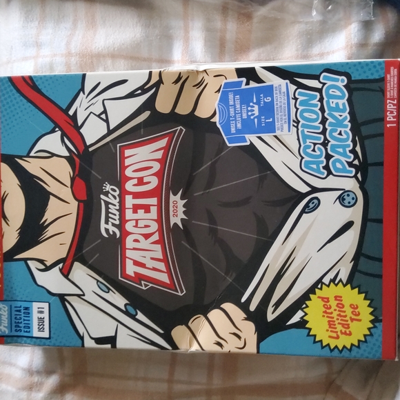 Funko | Shirts | Funko Target Con 220 Grey Large Tshirt New | Poshmark